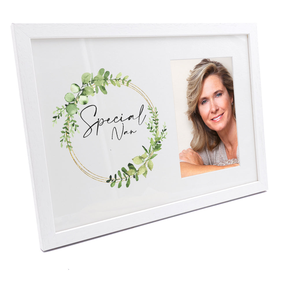 Personalised Special Nan Wreath Design Gift Photo Frame – ukgiftstoreonline