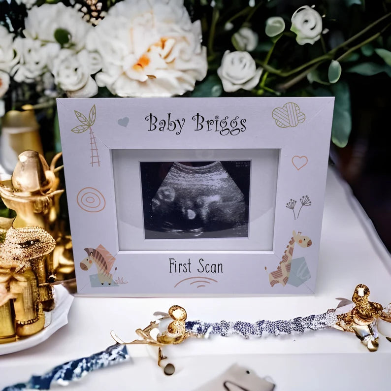 Buy Personalised Baby Scan Photo Frame Gift First Scan Online | UK Gift ...